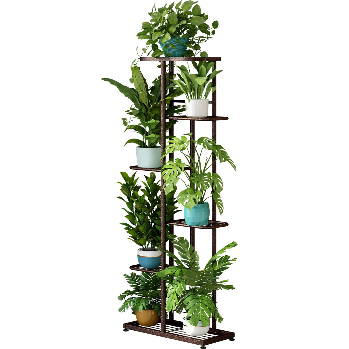 Arlmont & Co. Niketh Square Multi-tiered Plant Stand & Reviews | Wayfair